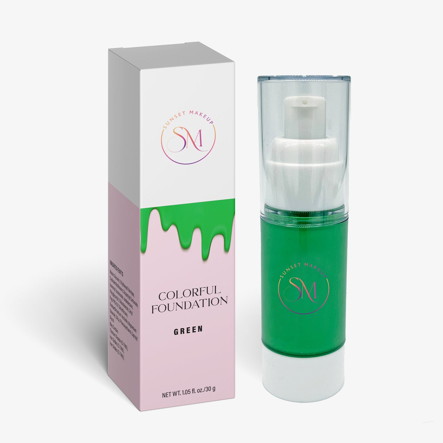 Colorful Foundation – Sunset Makeup