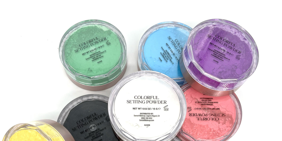 10 pc BUNDLE Colorful Setting Powder – Sunset Makeup