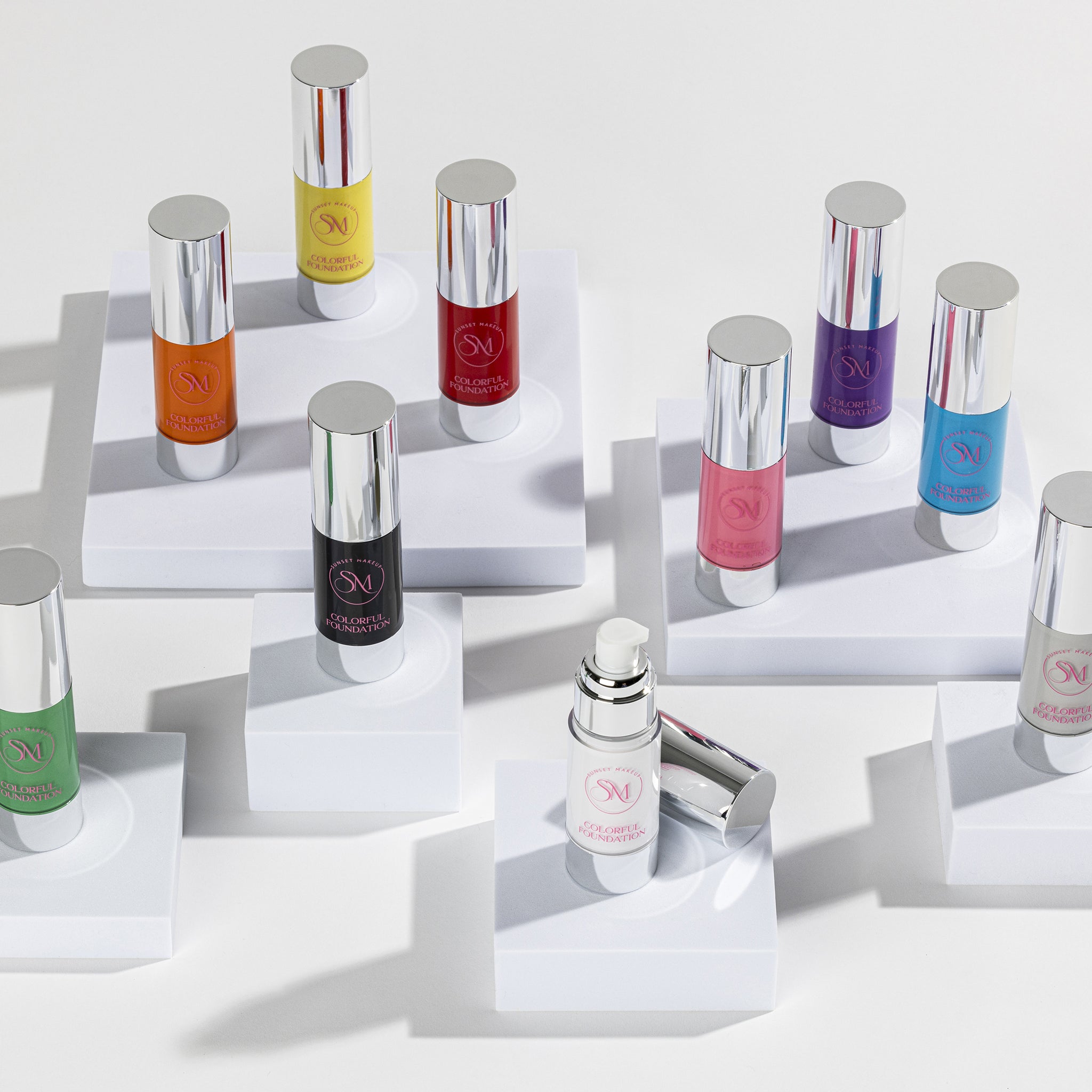 Colorful Foundation – Sunset Makeup